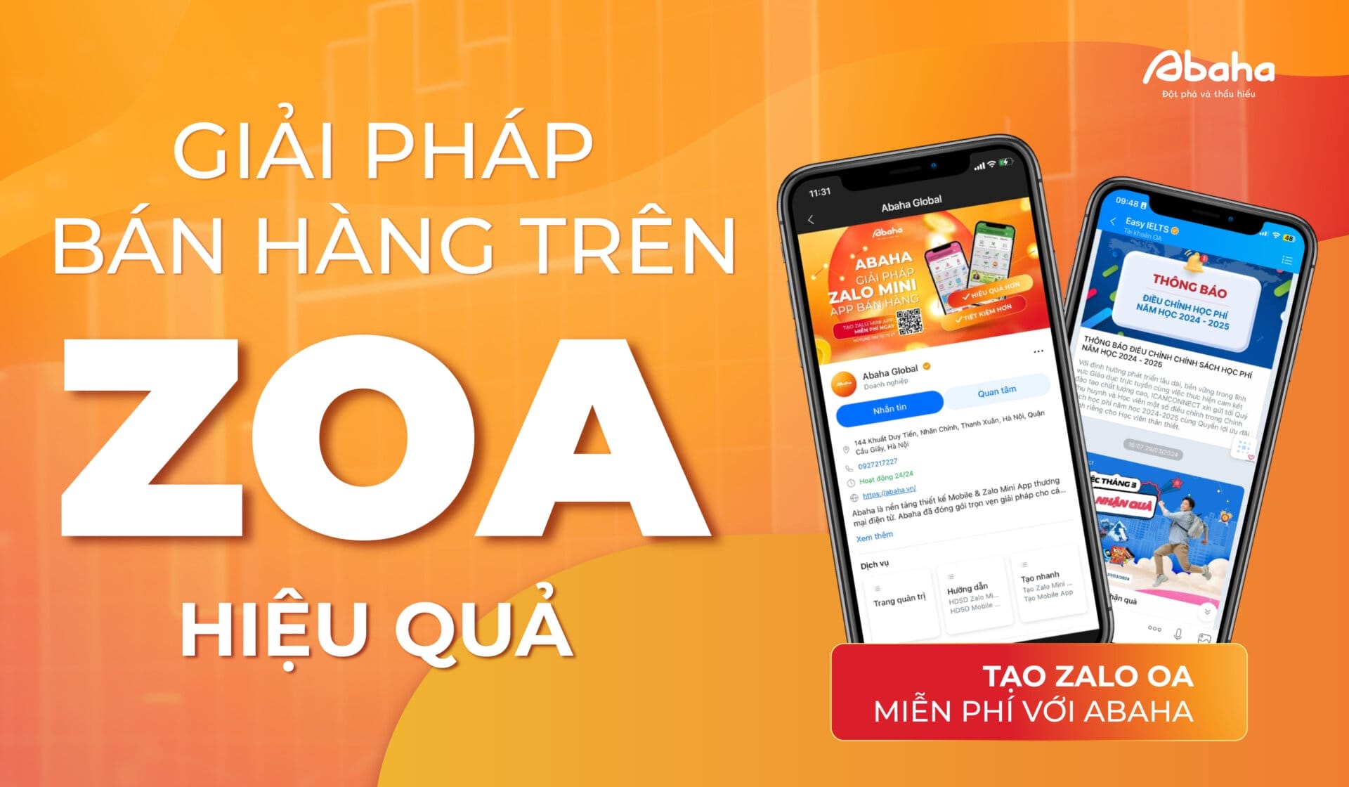 Giải pháp tiếp cận và tương tác với khách hàng hiệu quả trên Zalo OA | Abaha – Nền tảng xây dựng ...